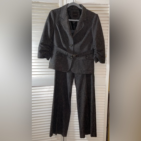 The Limited | Other | The Limited Drew Fit Tweed Belted 2 Piece Suit ...